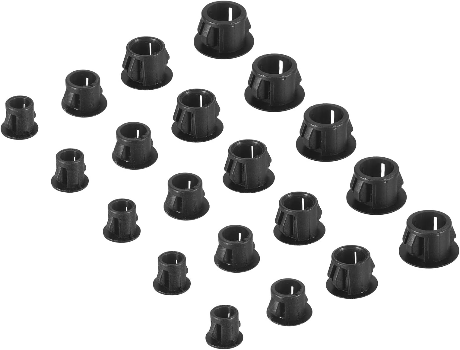 Amazon.com: uxcell Plastic Hole Plugs, 100Pcs 4 Sizes 3/16" 5/16" 3/8 ...