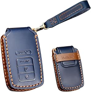 Amazon.com: TECART Leather Key fob case Cover Fit for Honda Acura RDX ...