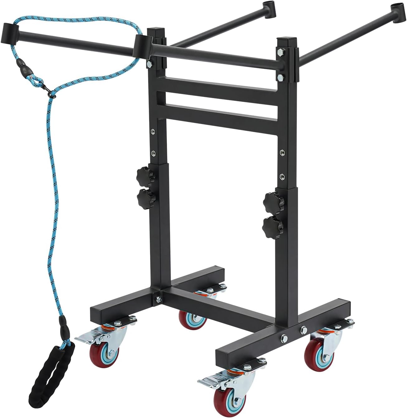 Amazon.com: Folding Chair Rack, Folding Chair Cart Holds 12 Chairs ...