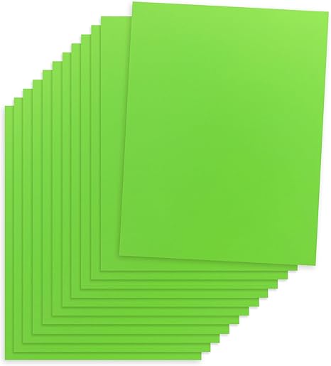 Amazon.com: Hygloss Light Green Colored Paper - 24 lb, 89 GSM, Acid ...