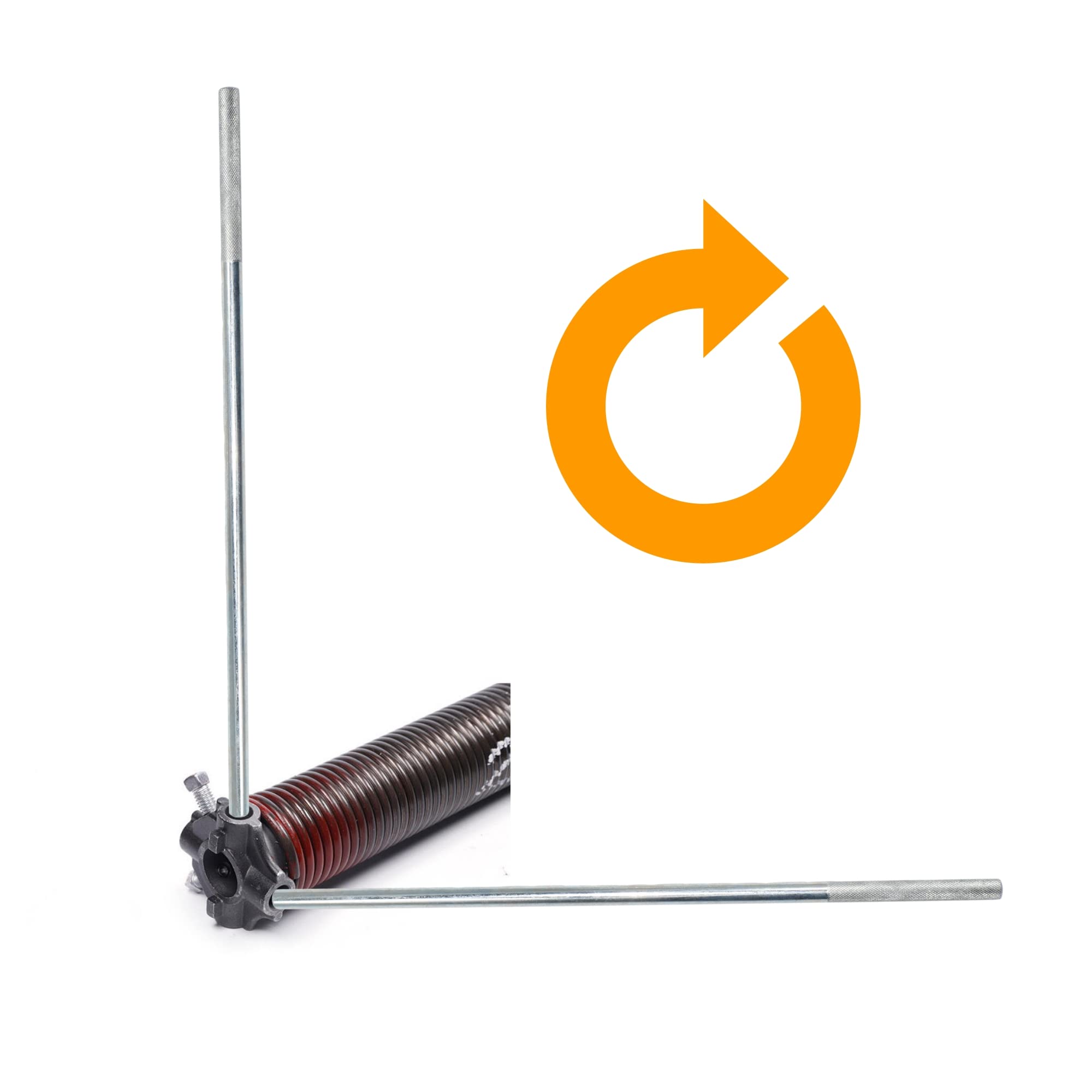 Snapklik.com : 2 Pack Torsion Spring Winding Bars For Garage Door