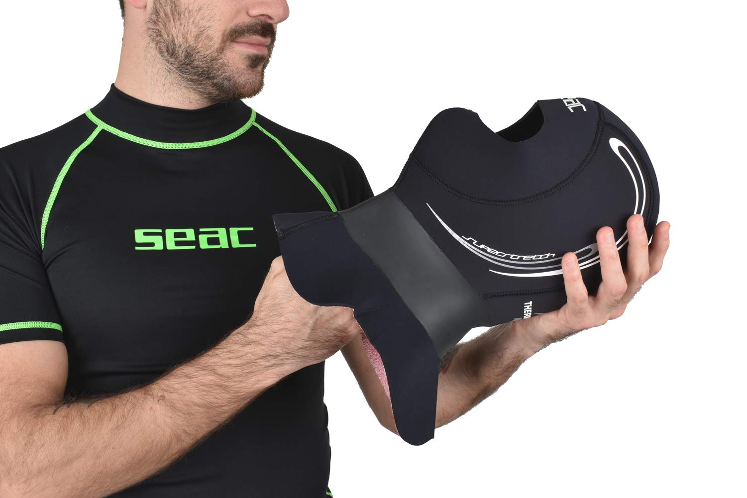 Snapklik.com : Seac Tekno, 5mm Neoprene Hood For Diving Suit