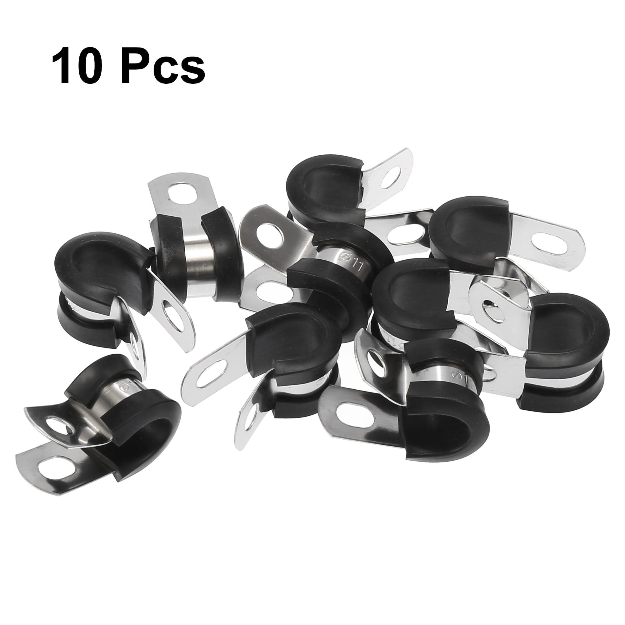 Stainless Steel Hose Clamps 20-Piece Stainless Steel Cable Clamps ...