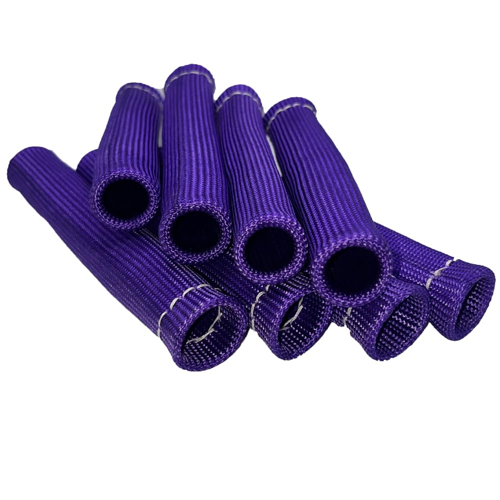 Fiberglass 8PC Spark Plug Wire Boot Heat Shields - 2500°F Rated ...