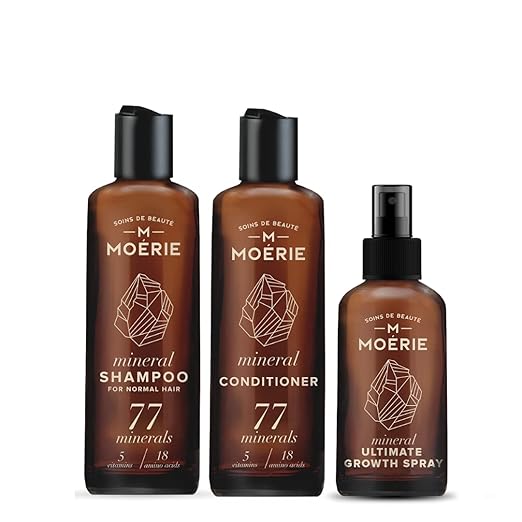 Amazon.com : Moerie Mineral Shampoo and Conditioner Plus Hair Spray ...