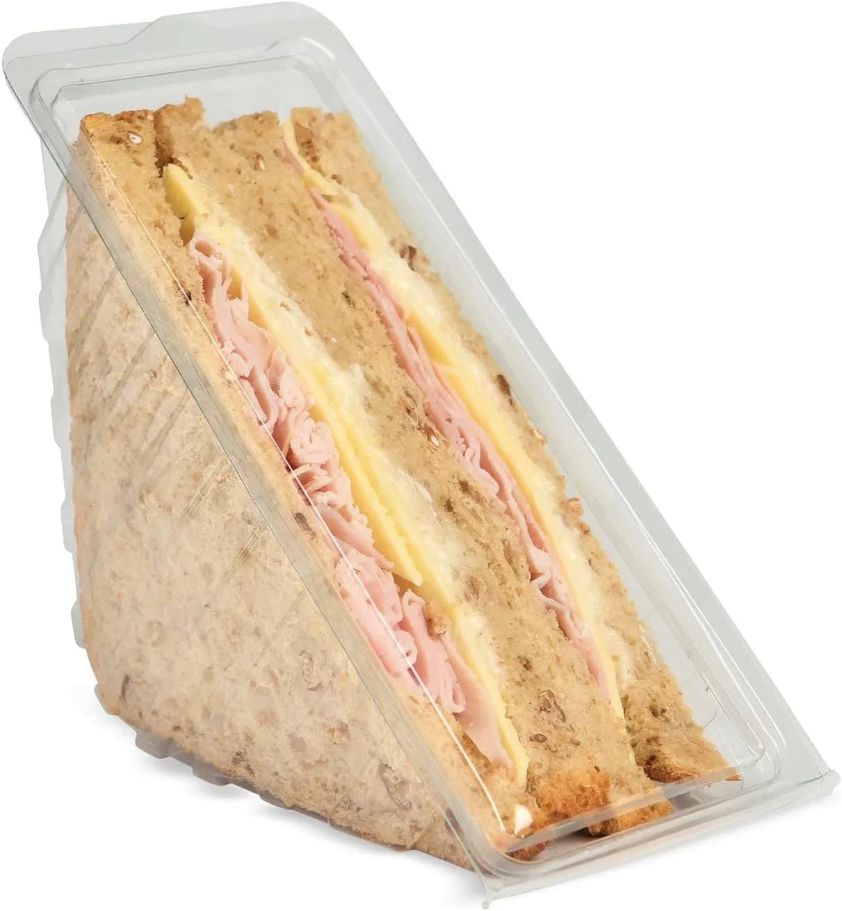 Sunrise Packaging 50 x Deep Fill Sandwich Wedges with Hinged Lids ...