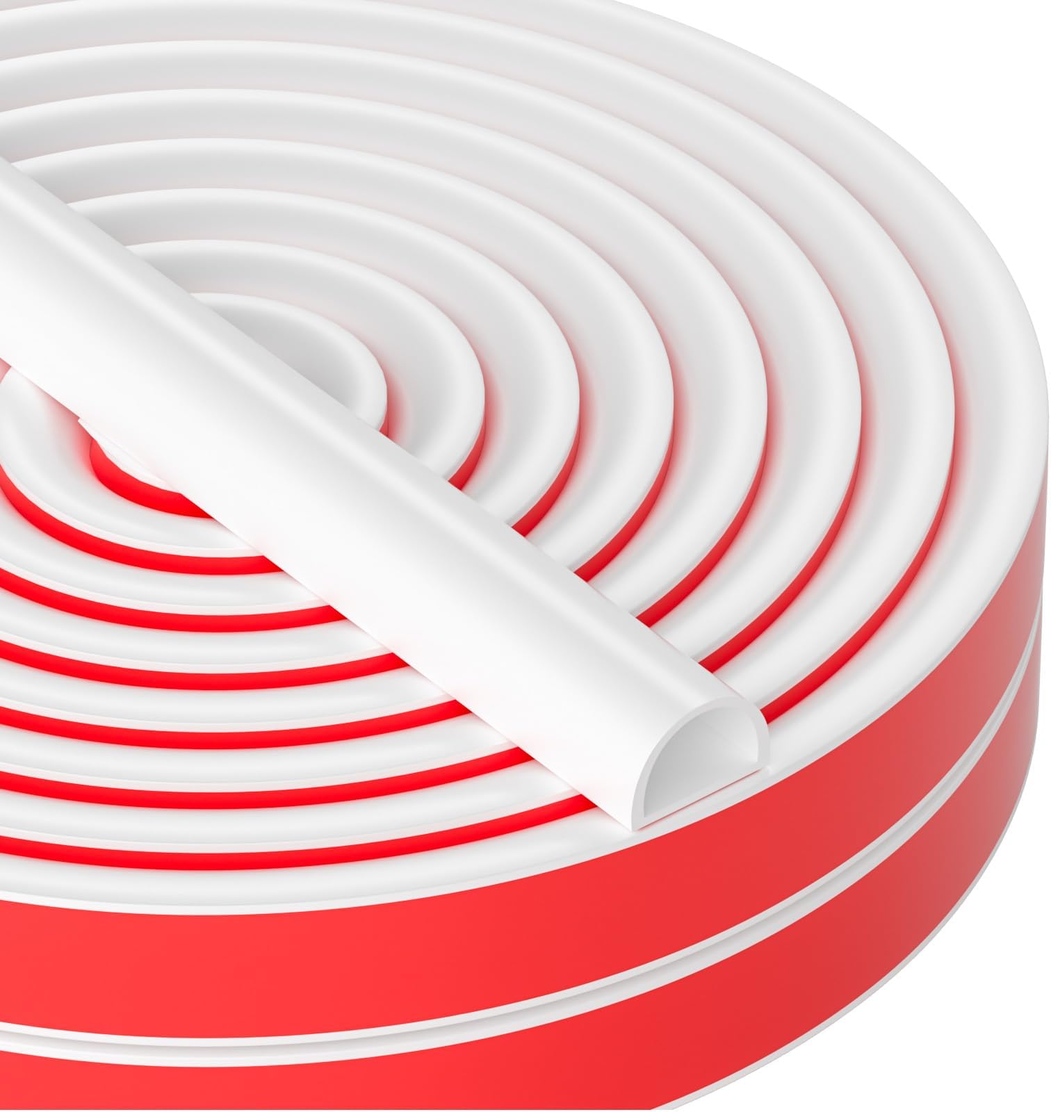 M-D 63669 19/32" X 10' White All Profile Weather Stripping ...