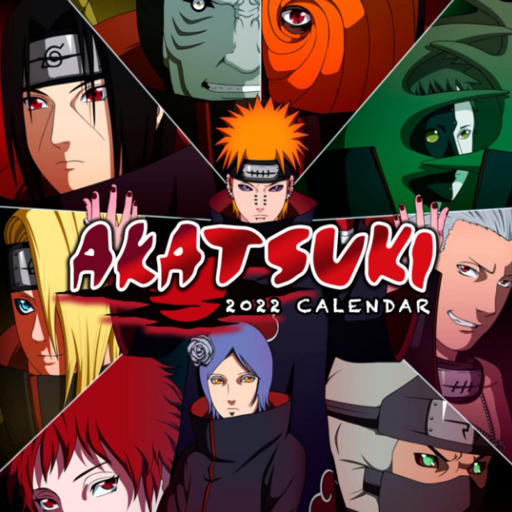 Akatsuki Calendar 2022: Manga Anime January 2022 - December 2022 ...