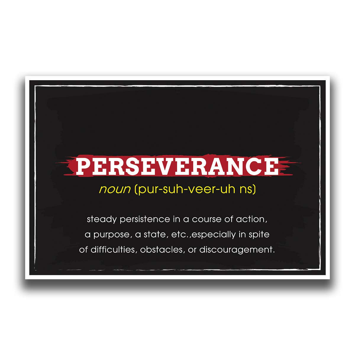 Amazon.com: JSC521 Definition of Perseverance Dictionary Style Poster ...