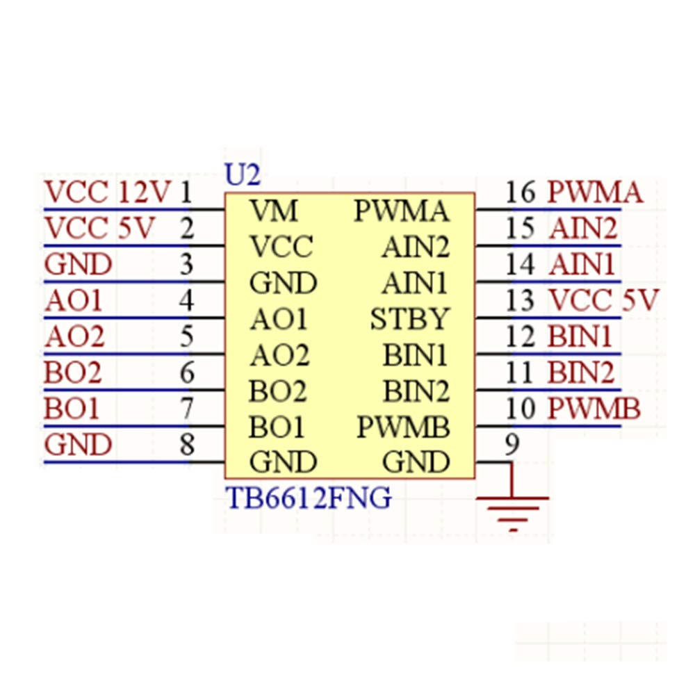 Snapklik.com : DAOKI 2PCS TB6612FNG Dual Motor Driver Module DC Stepper ...
