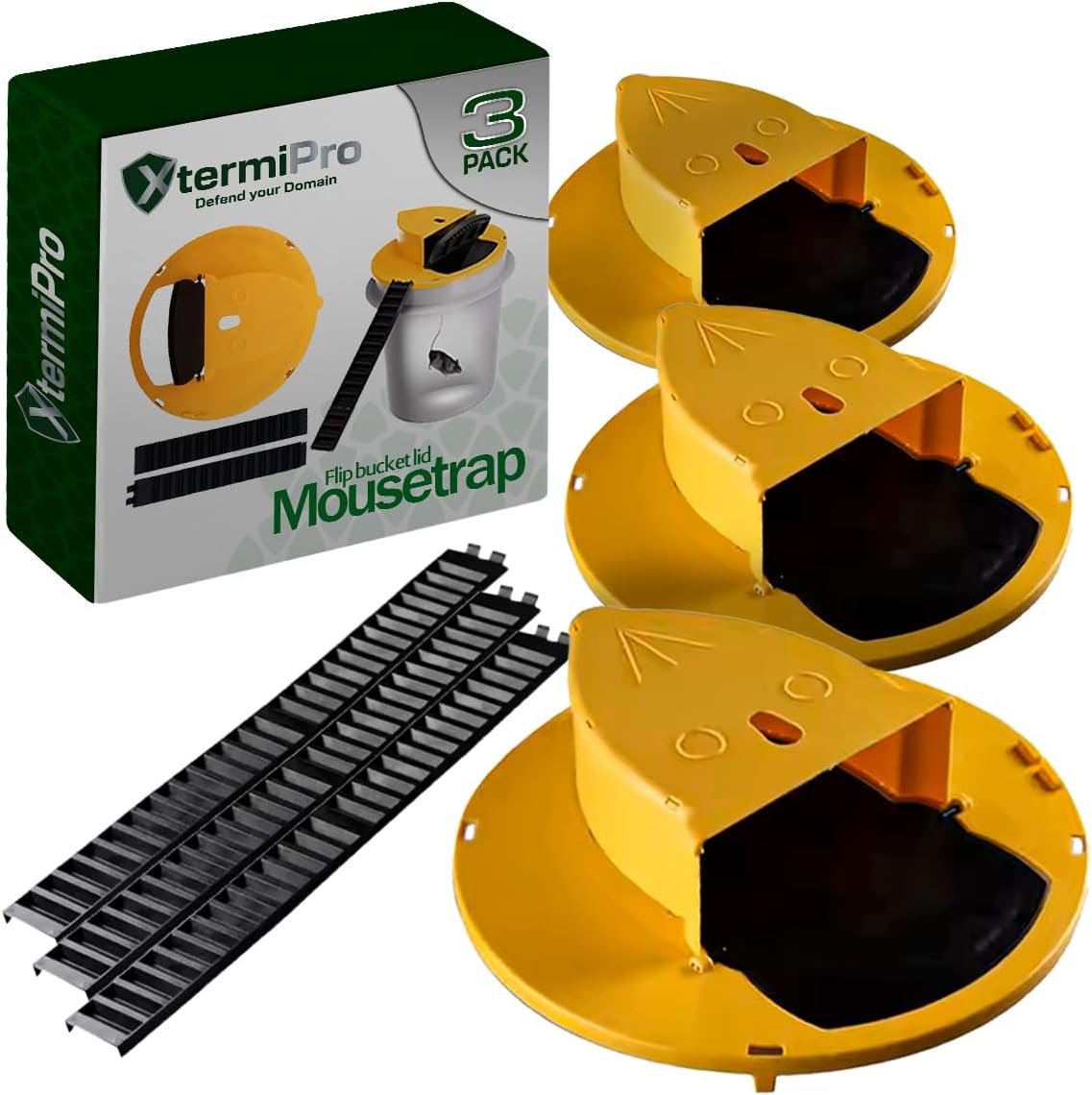 Amazon.com: [Upgrate] Mouse Trap Bucket by CRILEAL, Rat Trap with Auto ...