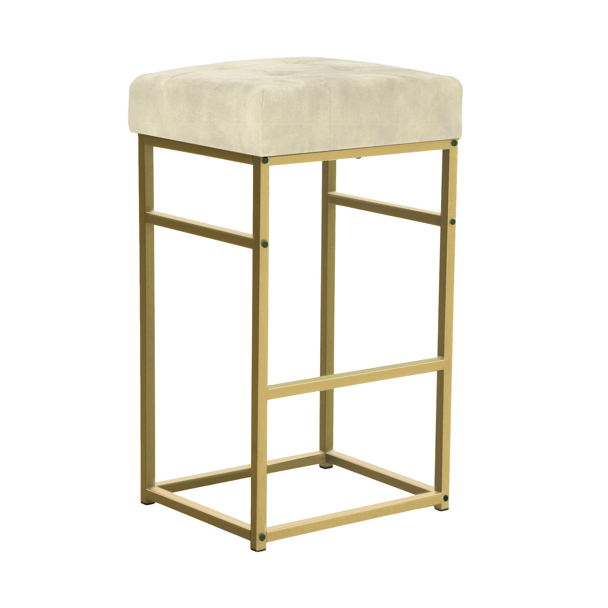 Amazon.com: GIA 30-Inch Bar Height Square Backless Metal Stool with ...