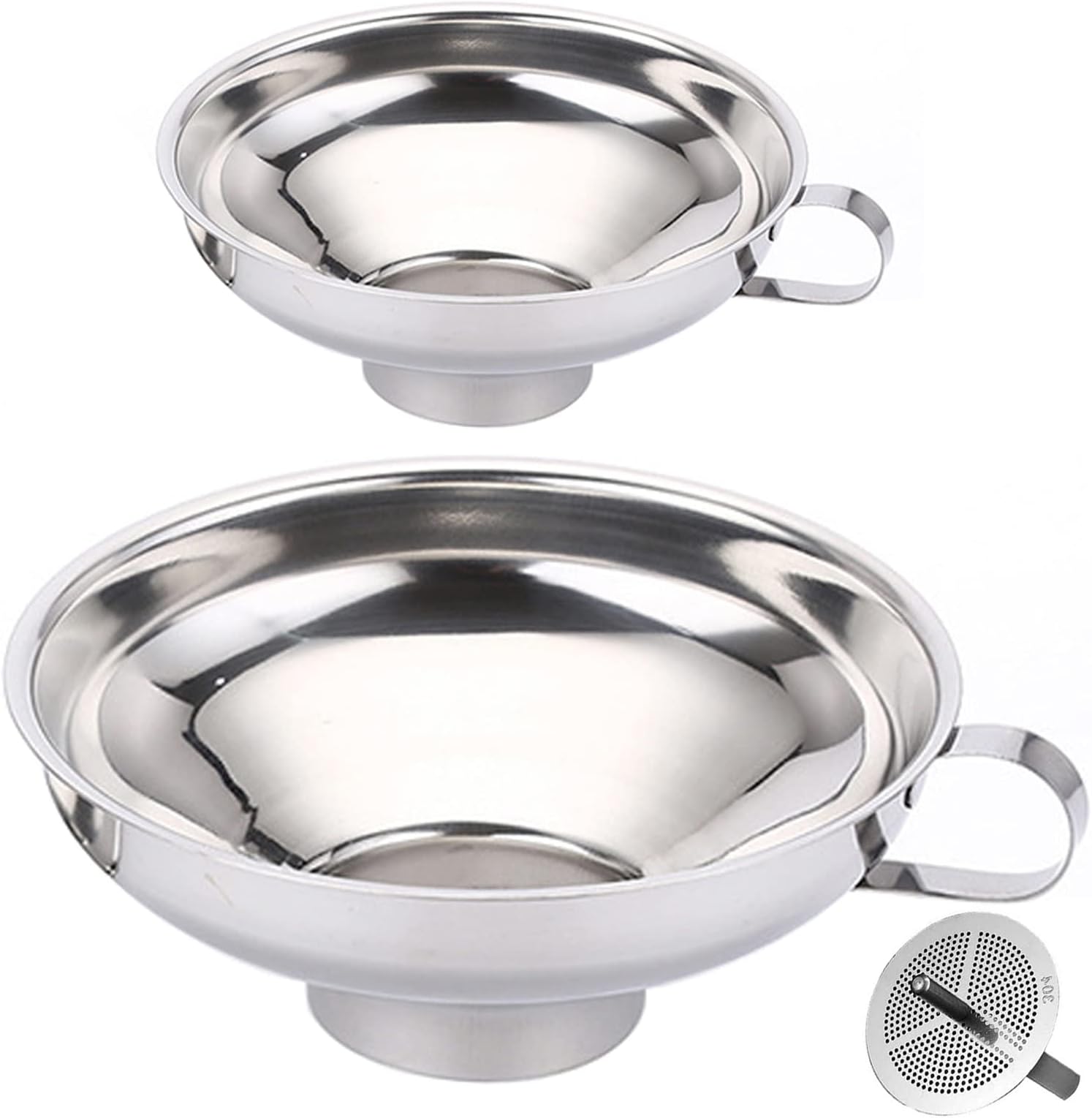 Amazon.com: KitchenCraft Home Made Jam Funnel, Stainless Steel, 3 1/2(H ...