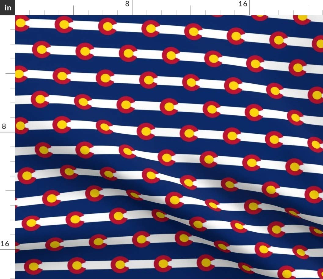 Colorado Flag Fabric