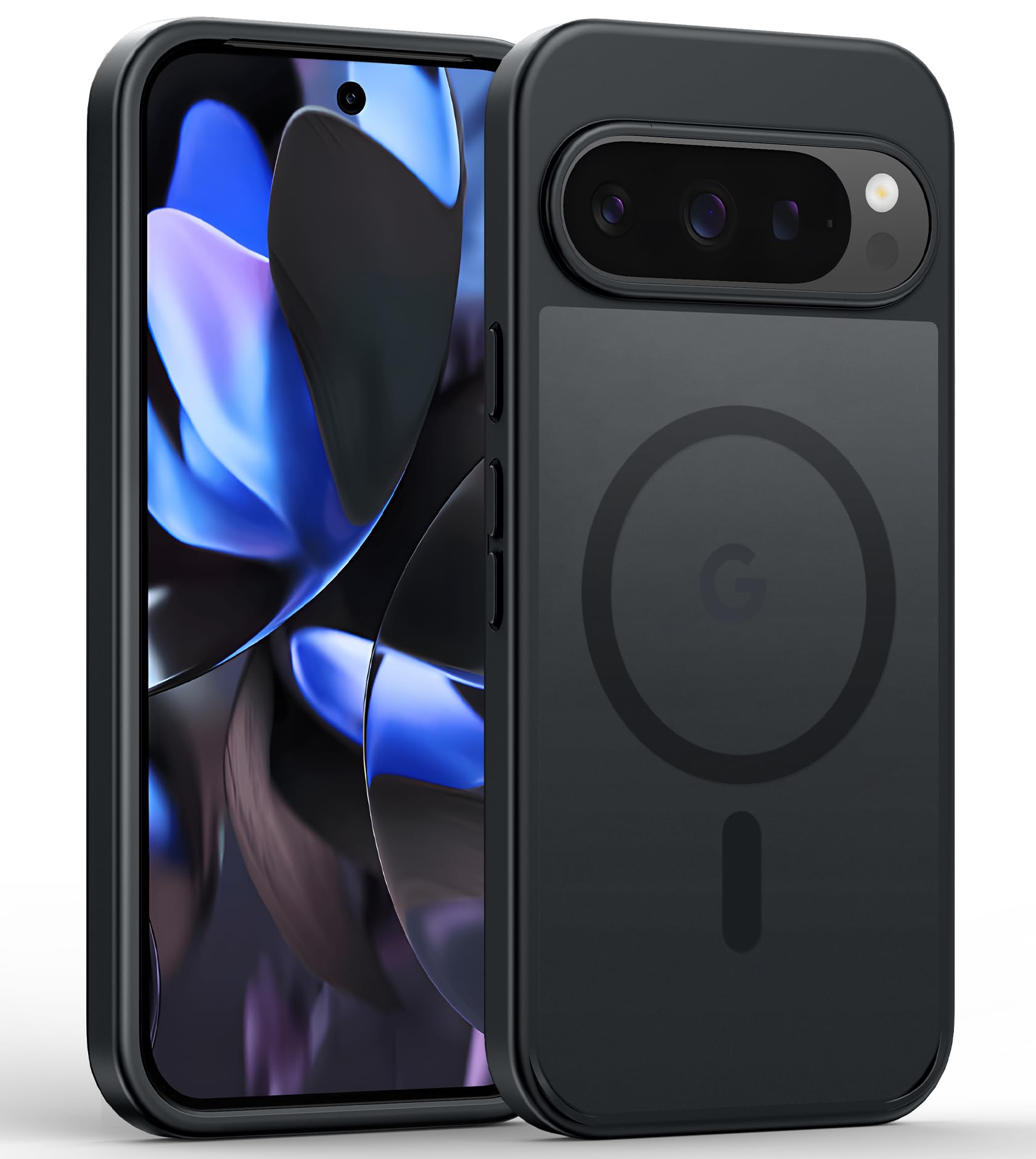 FNTCASE Coque pour Google Pixel 9 Pro : coque magnétique translucide ...