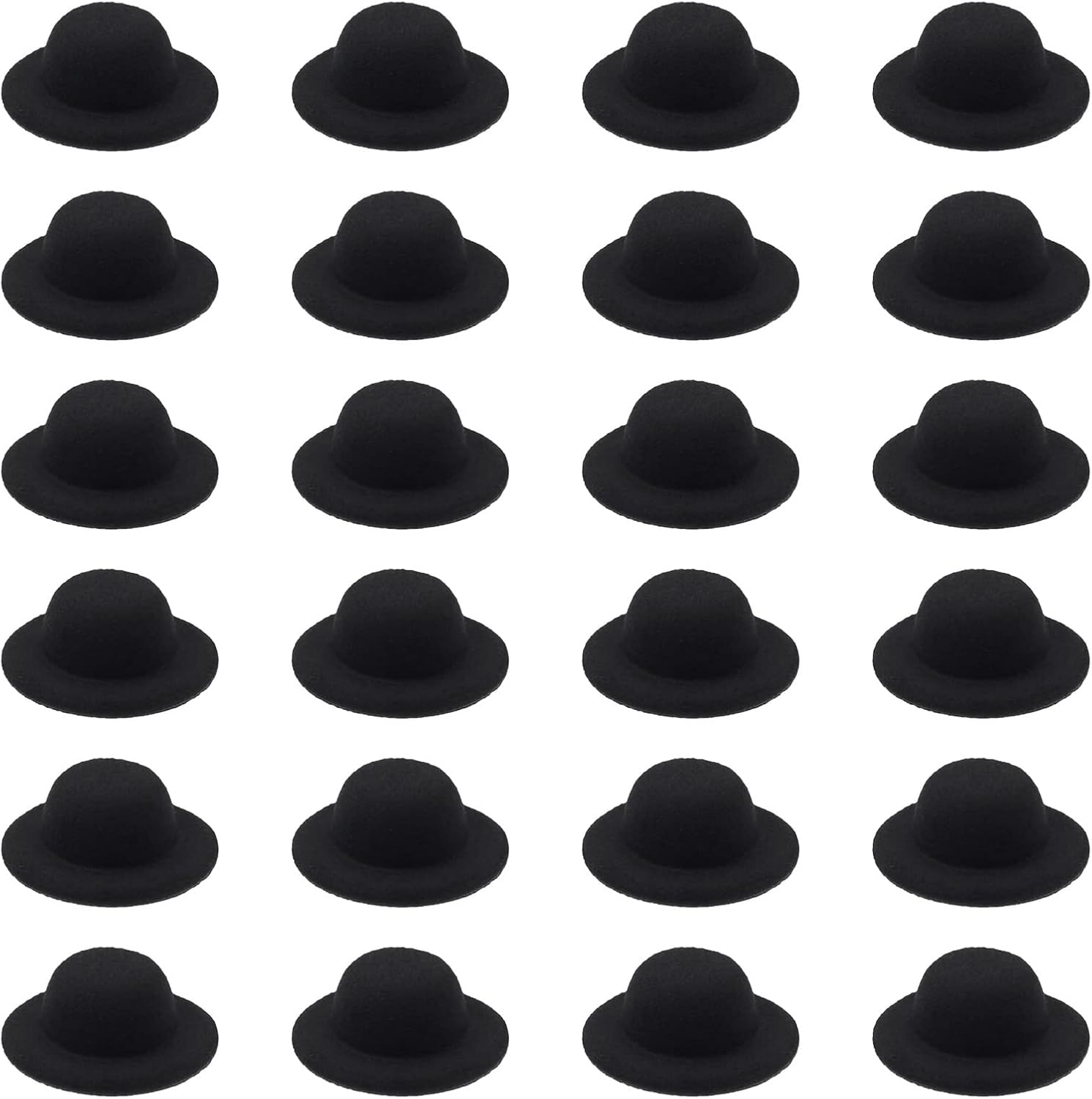 Amazon.com: ASUNFO 24 Pcs Mini Top Hat Miniature Tiny Formal Hats Felt ...