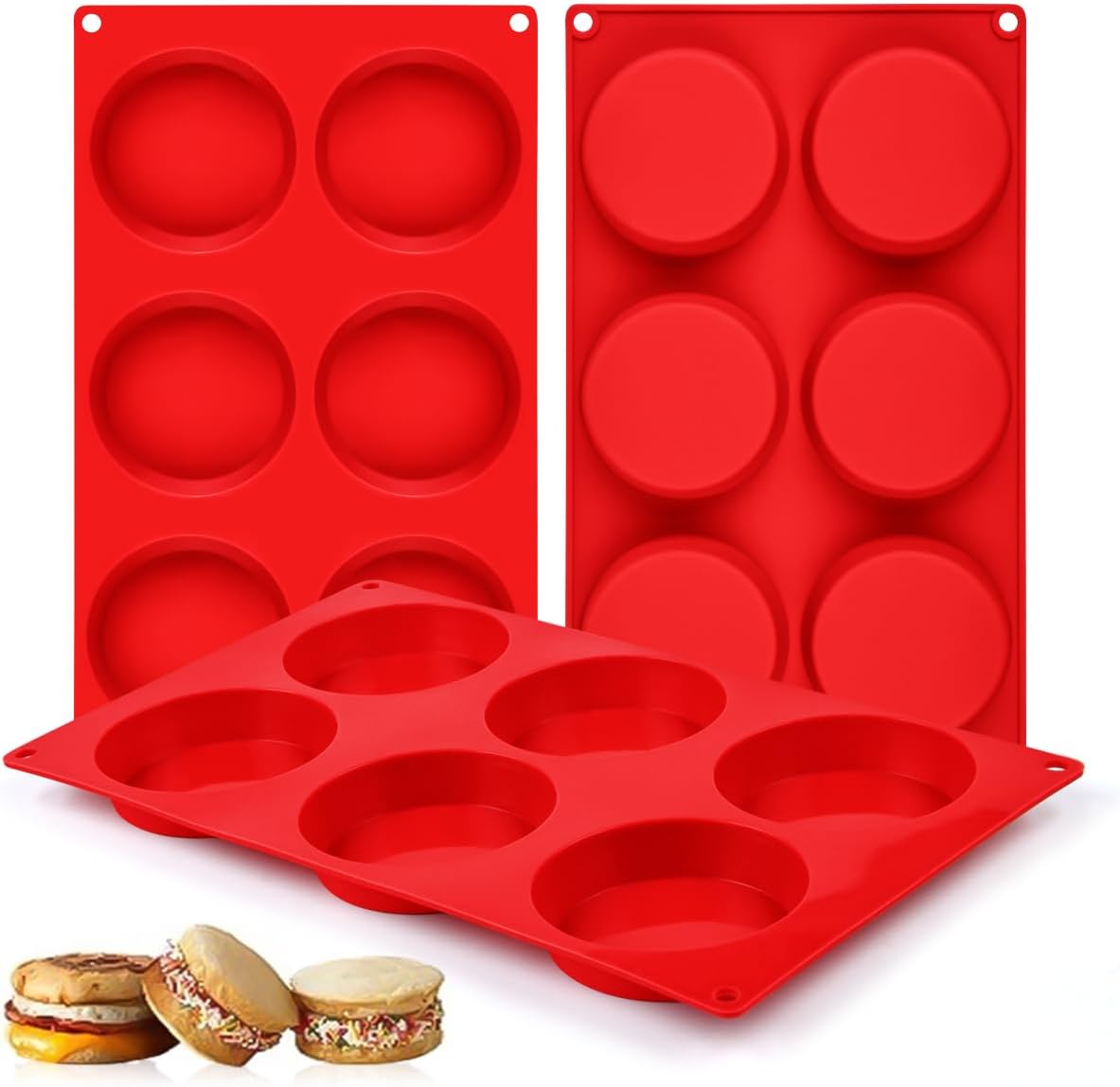 Amazon.com: Silicone Egg Molds Frittata Pan, 2 Pack Starbuc Egg Bites ...