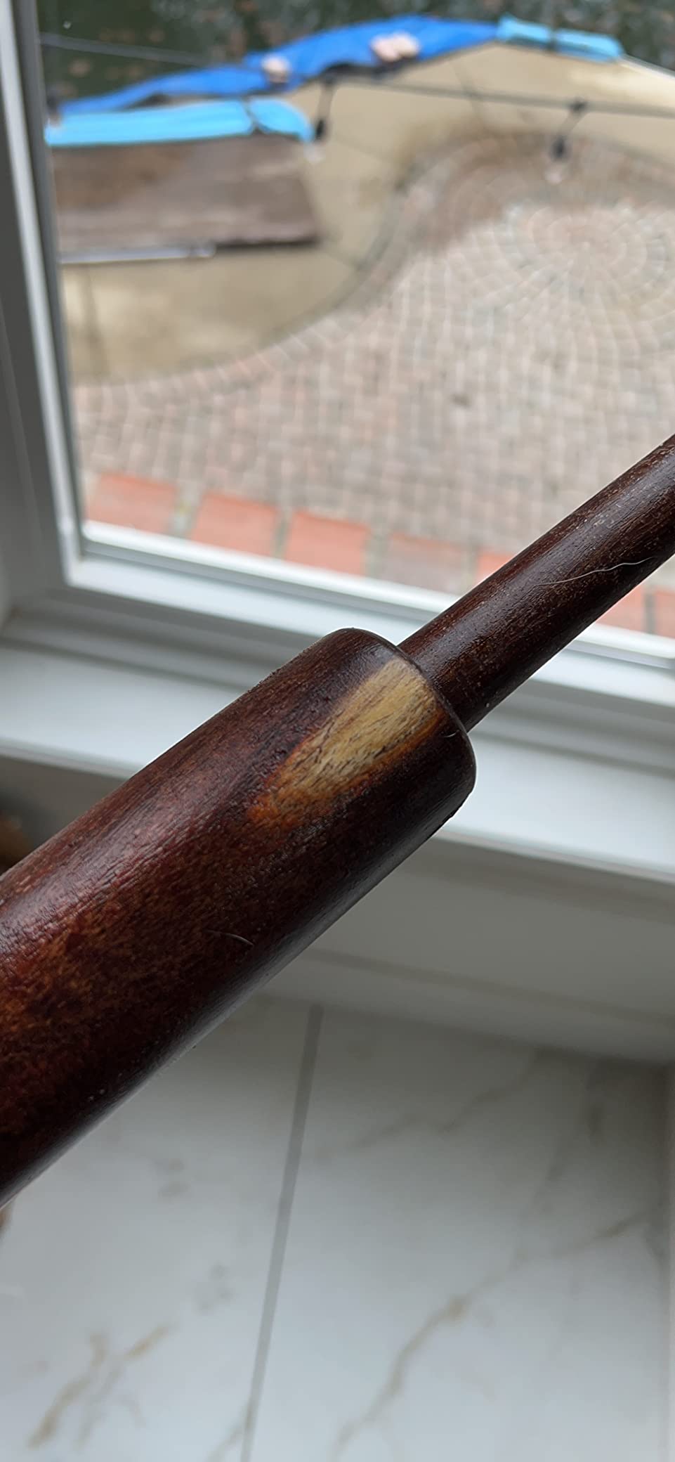 Buy Heavy Weight Wooden Rolling Pin Roller Thick, Roti Belan, Chapathi ...