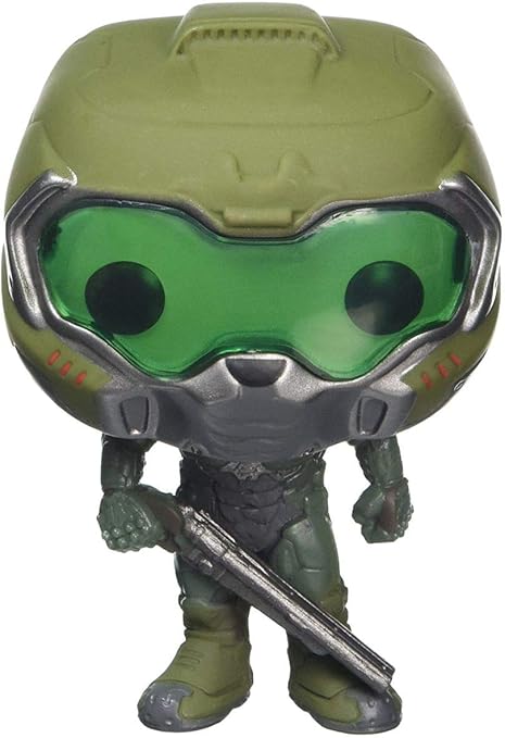 Amazon.com: Funko POP Games: Doom - Space Marine Action Figure : Toys ...
