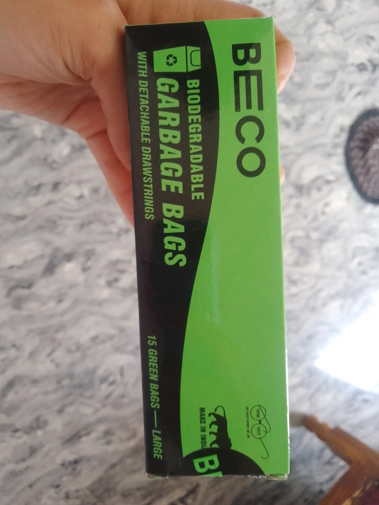 Beco Eco-Friendly Garbage Bags for Dustbin | 45 Pcs | Large 24 X 32 ...