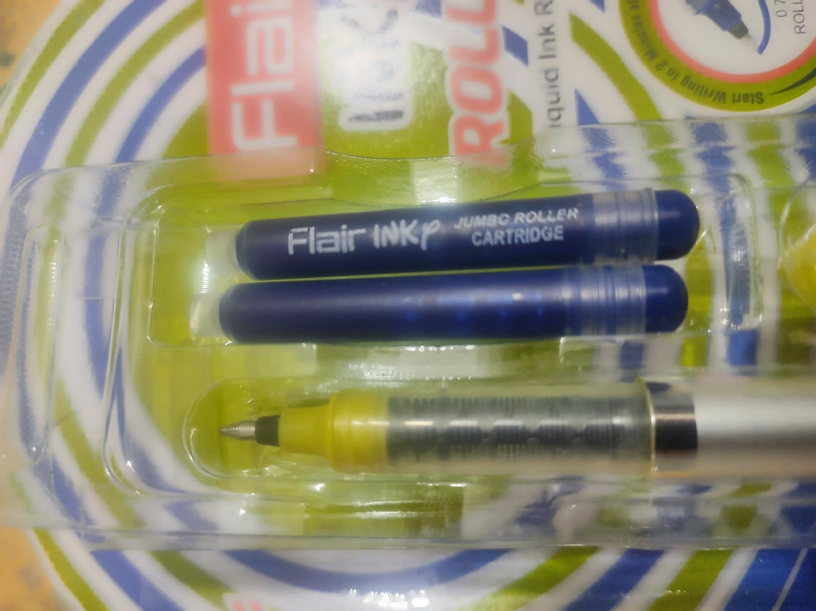 FLAIR Inky Series Liquid Ink Roller Pen Blister Pack | 0.7 mm Tip Size ...