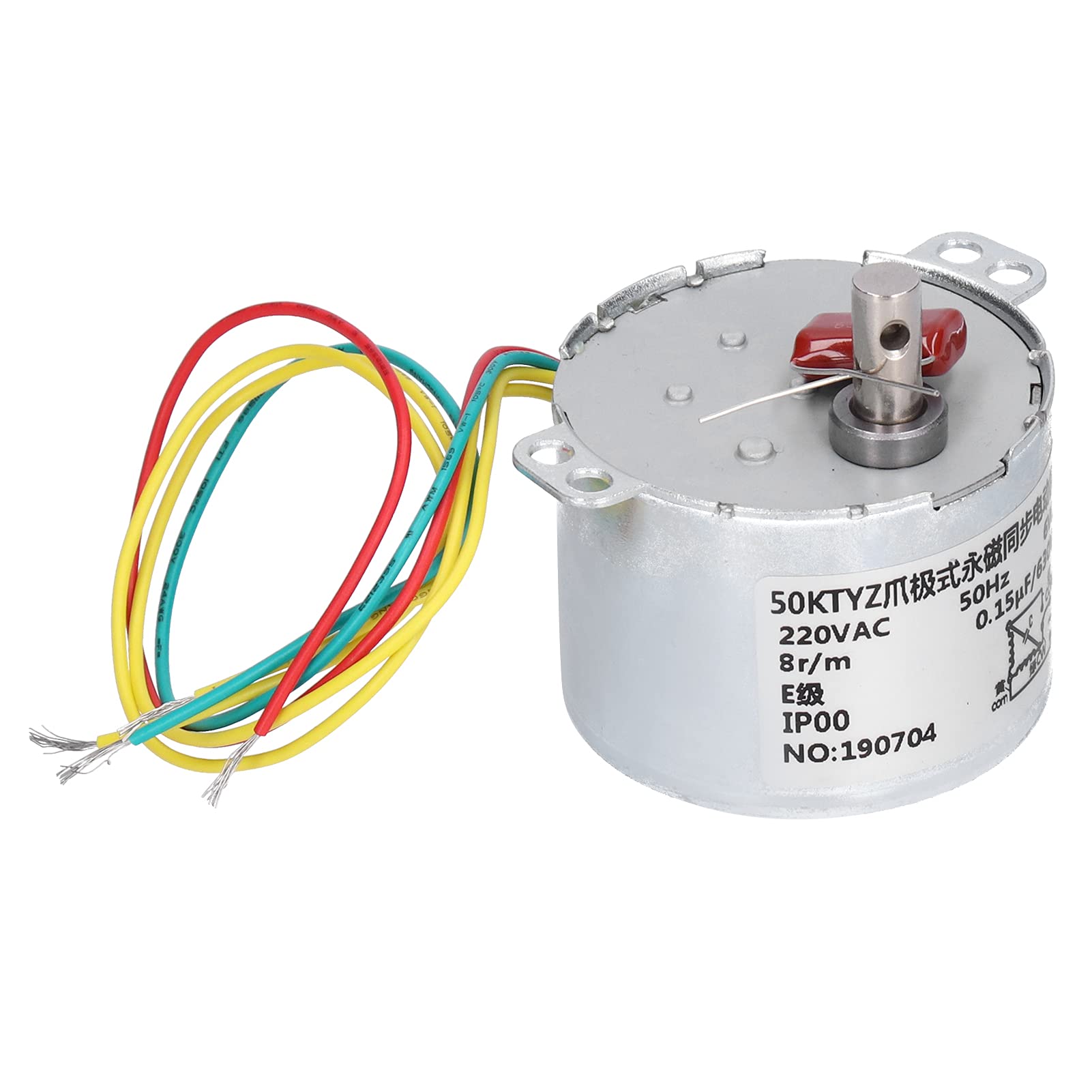 Buy Geared Box, Copper Turntable Synchronous Motor with Capacitor for ...