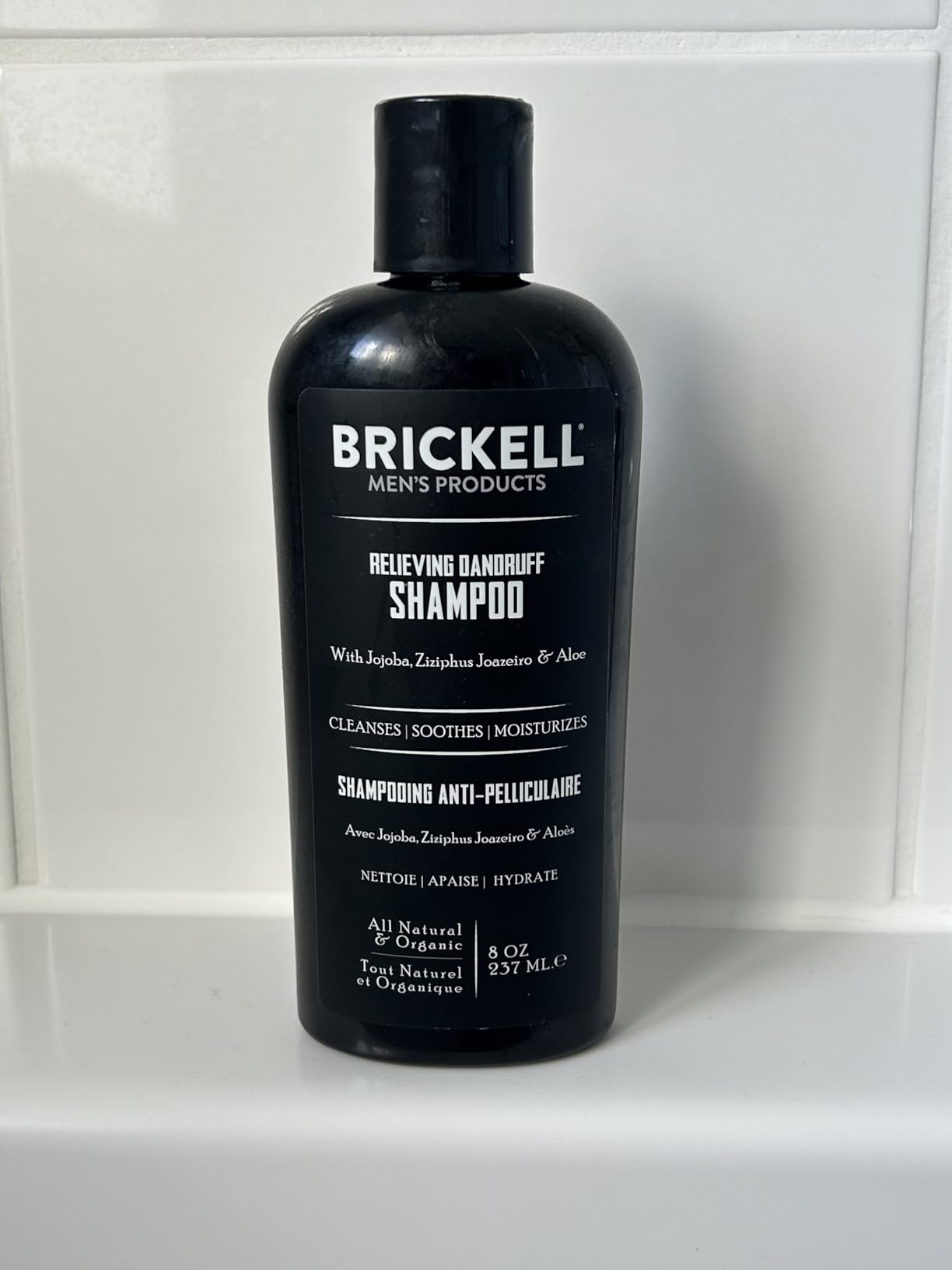 Brickell Men's Relieving Dandruff Shampoo For Men, Natural & Organic ...