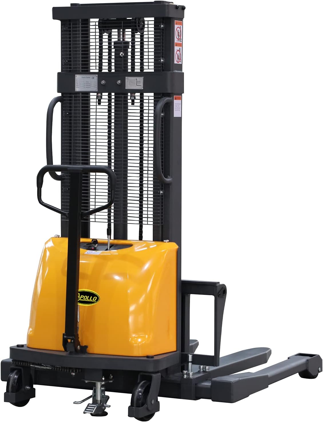 Amazon.com: TEXLIFT Semi Electric Self Loading Forklift Pallet Stacker ...