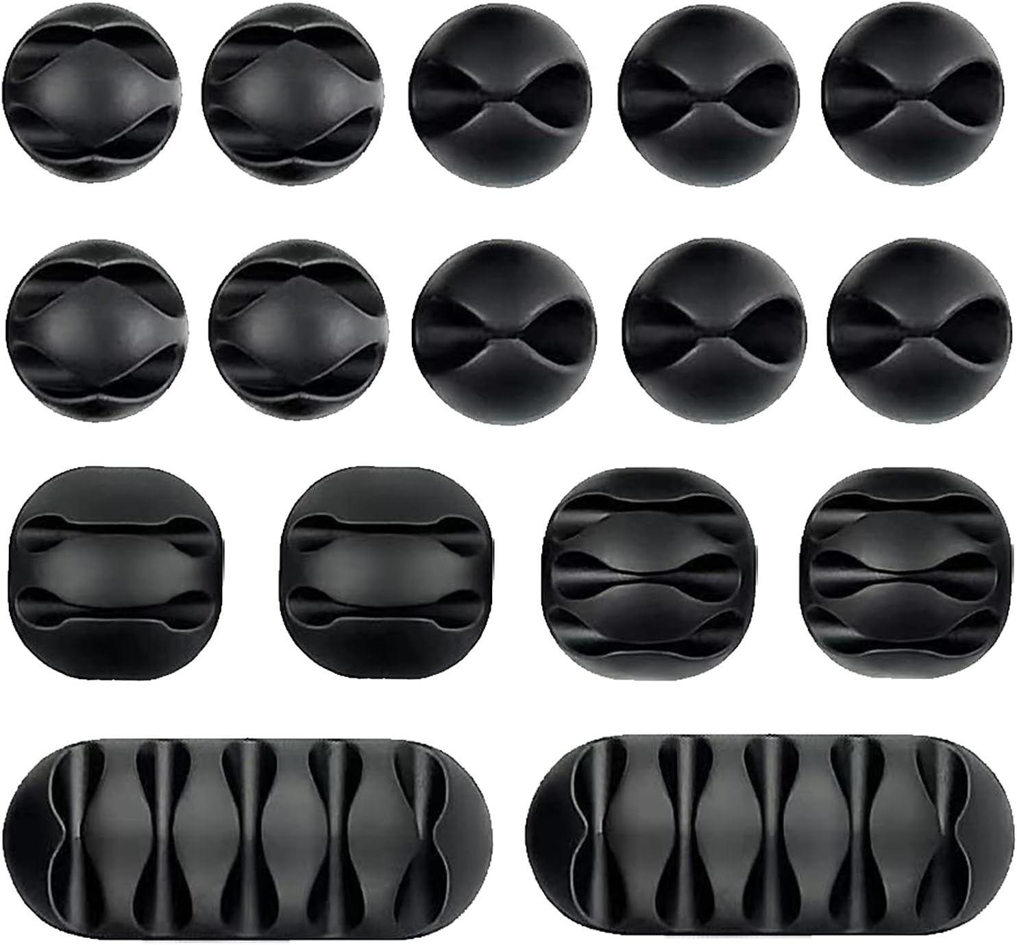 U-Horizon 6 Cable Clips for X-Cable, Multi-Purpose Clips for Desk ...