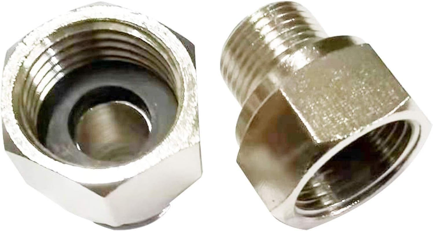 Amazon.com: Brass Pipe Fitting, Adapter, 3/8" Male Pipe x 9/16" Female ...