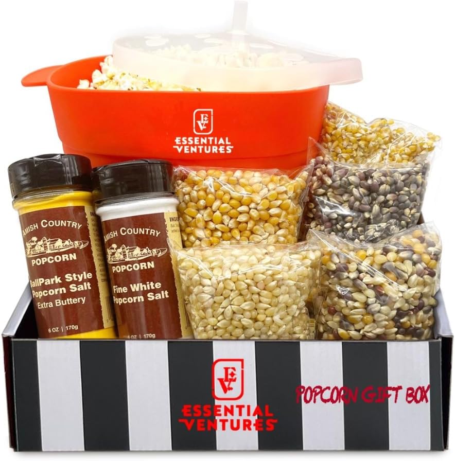 Amazon.com : Popcorn Gift Set - Mother's Day Popcorn Gifts - Popcorn ...