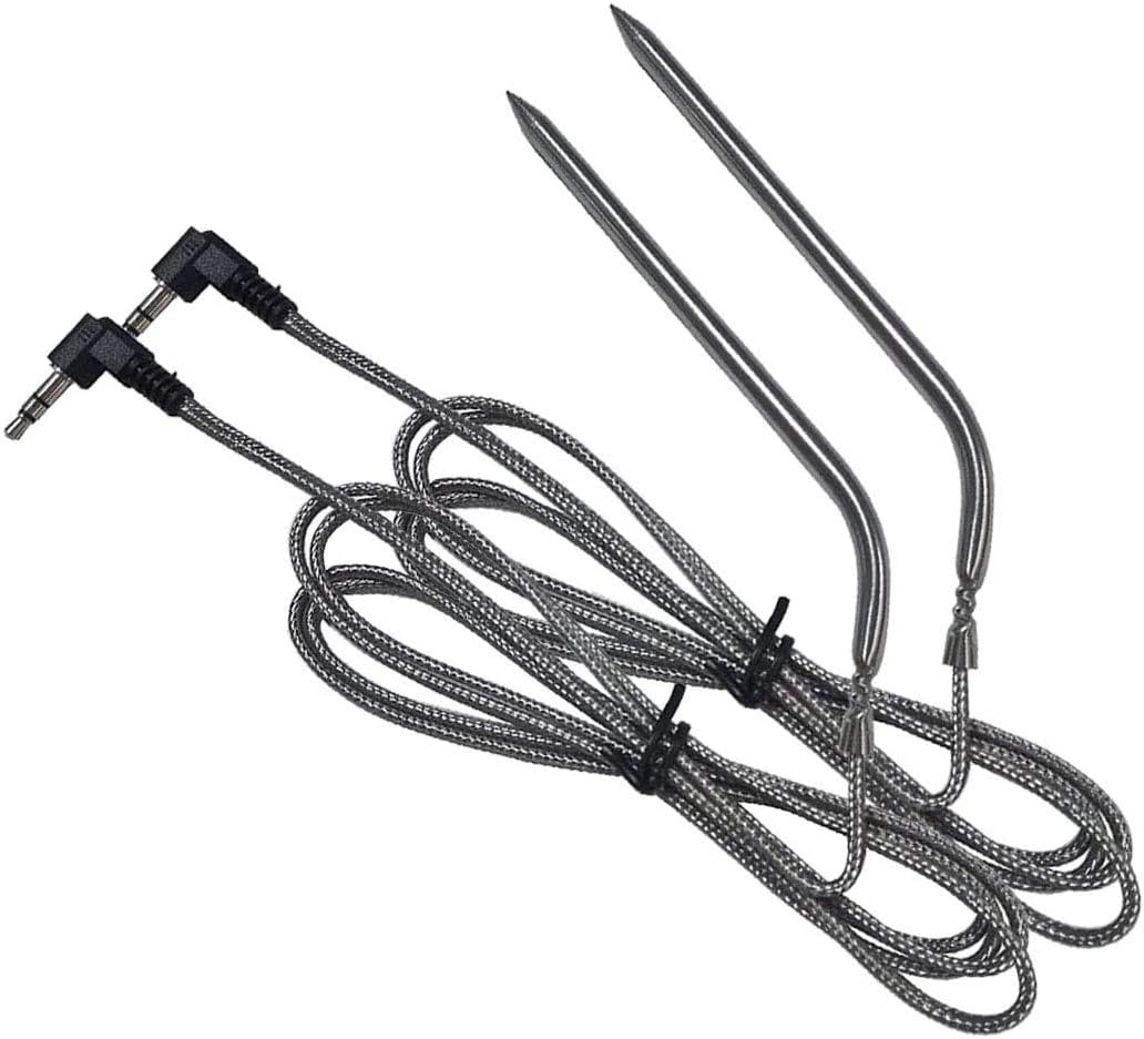 Amazon.com : BBQ Future 2-Pack BBQ Grill Meat Temperature Probe for ...