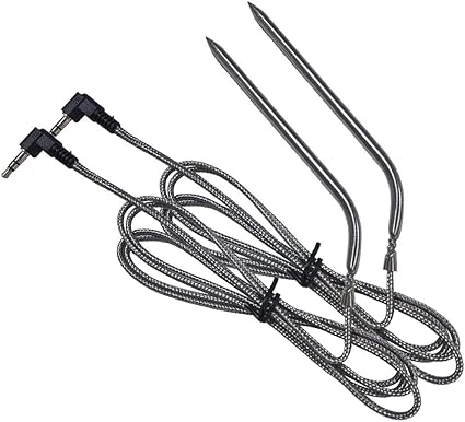 Amazon.com : BBQ Future 2-Pack BBQ Grill Meat Temperature Probe for ...