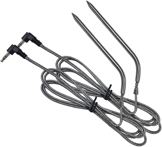 Amazon.com : BBQ Future 2-Pack BBQ Grill Meat Temperature Probe for ...