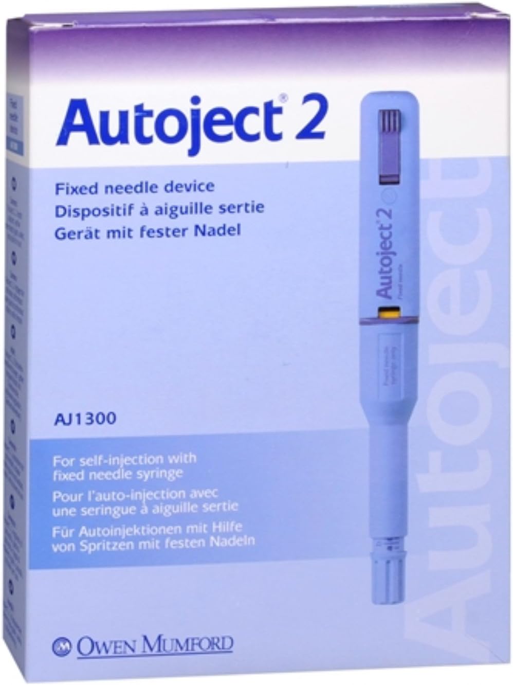 Amazon.com: Autoject 2 Fixed Needle Device 1 Each (Pack of 1 ...