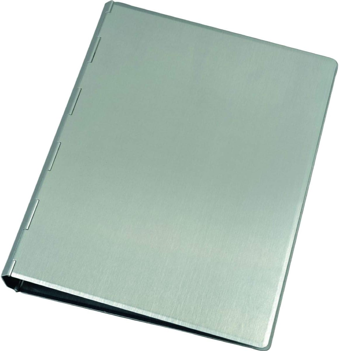 amazon-alassio-40111-aluminium-ring-binder-notebook-silver