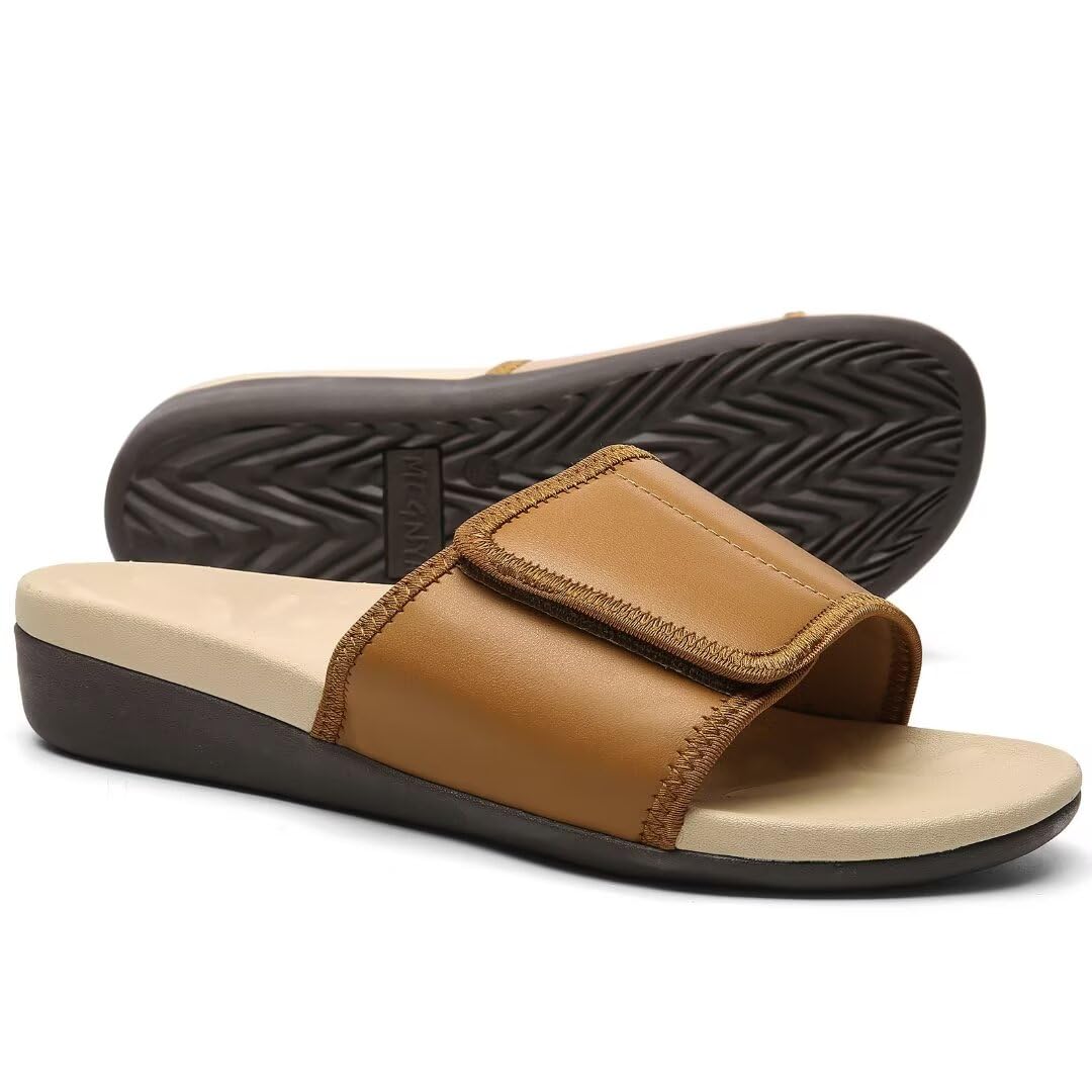 Snapklik.com : Good Orthotic Leather Sandals For Womens, Great Arch ...