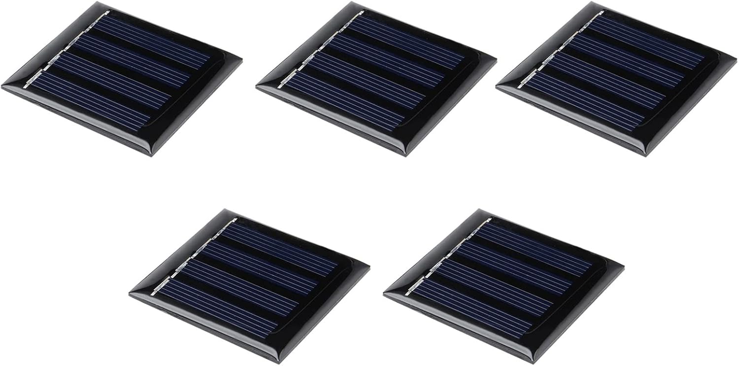 Amazon.com : DMiotech 5 Pack 2V 80mA 53.5mm x 53.5mm Mini Solar Panel ...