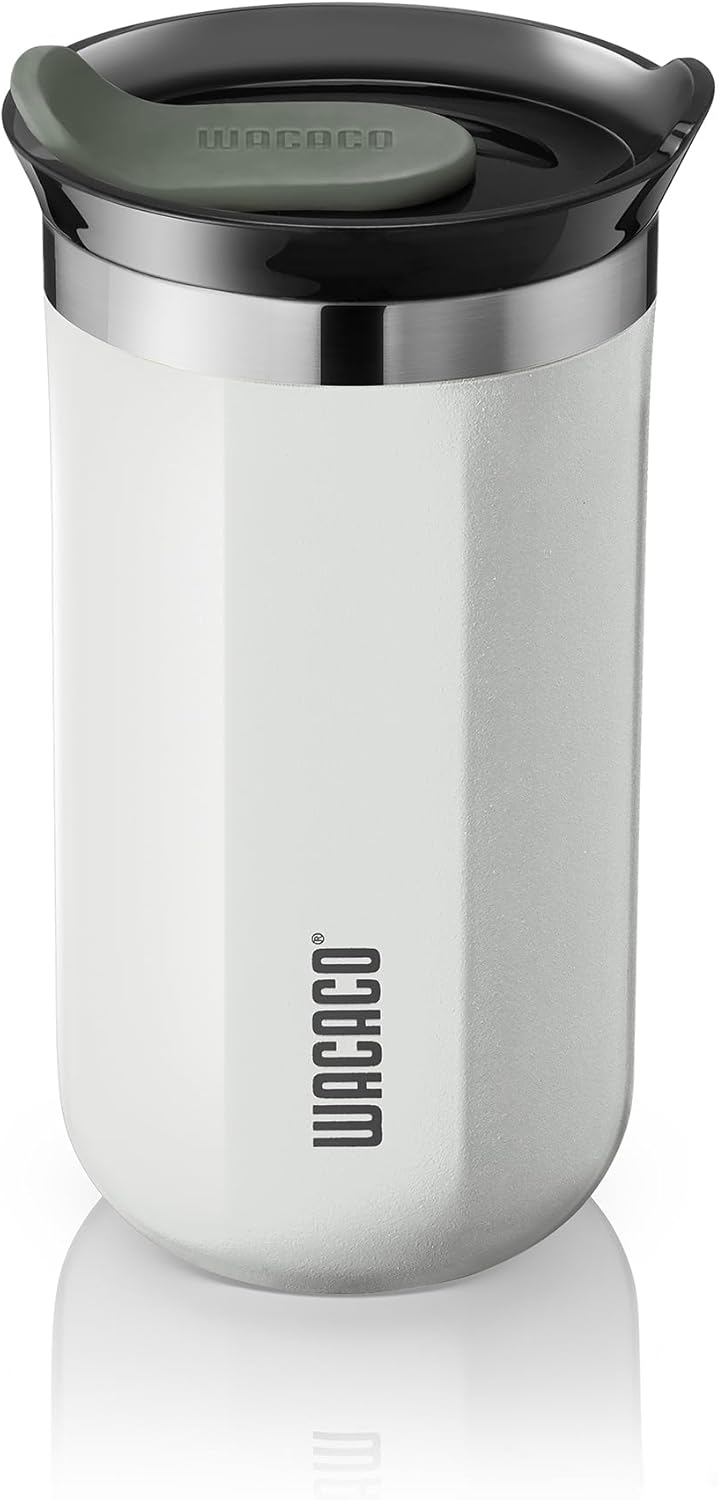 Amazon.com: WACACO Octaroma Lungo Vacuum Insulated Coffee Mug, Double ...