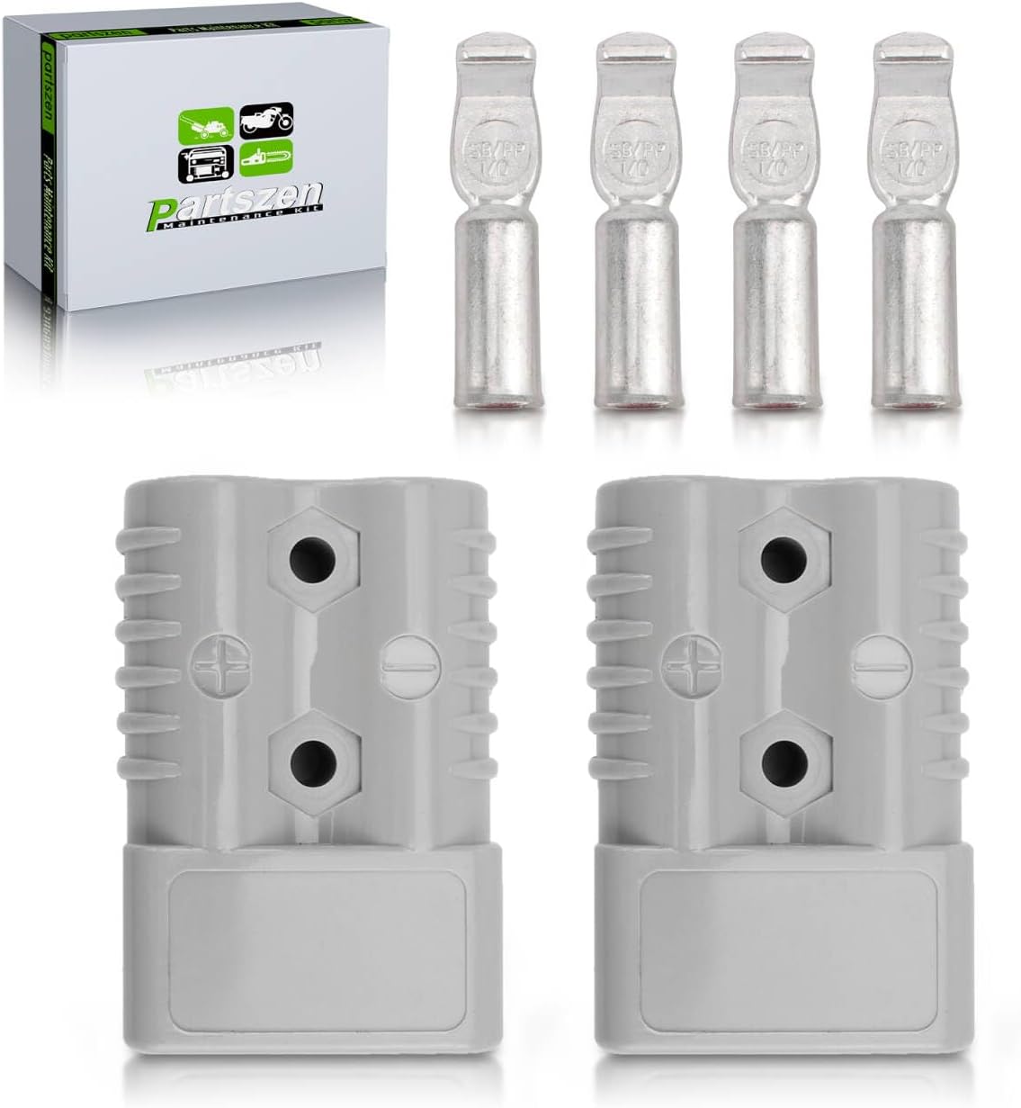 partszen 175A Battery Quick Connect Disconnect Plug Winch Terminal ...