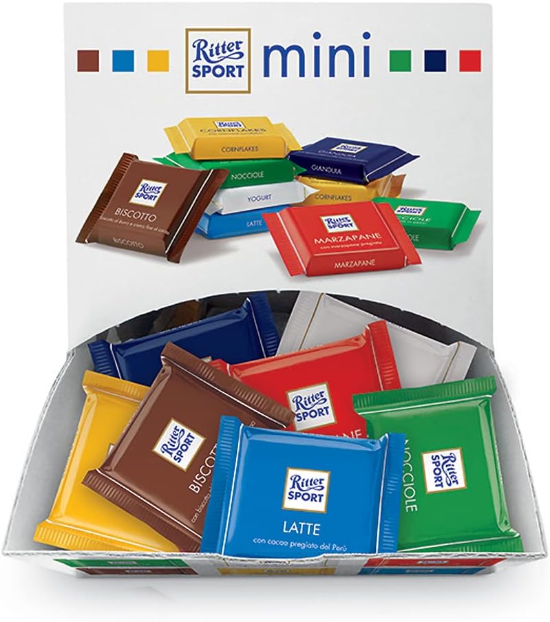 RITTER SPORT Mini Colourful Variety, Mix Cioccolatini, Grande Varietà ...