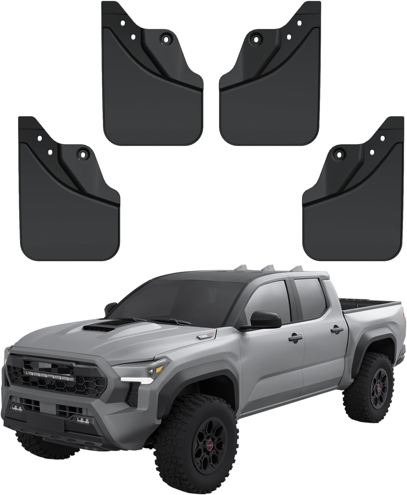 Amazon.com: REK GEN Mud Flaps Compatible with Tacoma Gen3 (2016-2023 ...