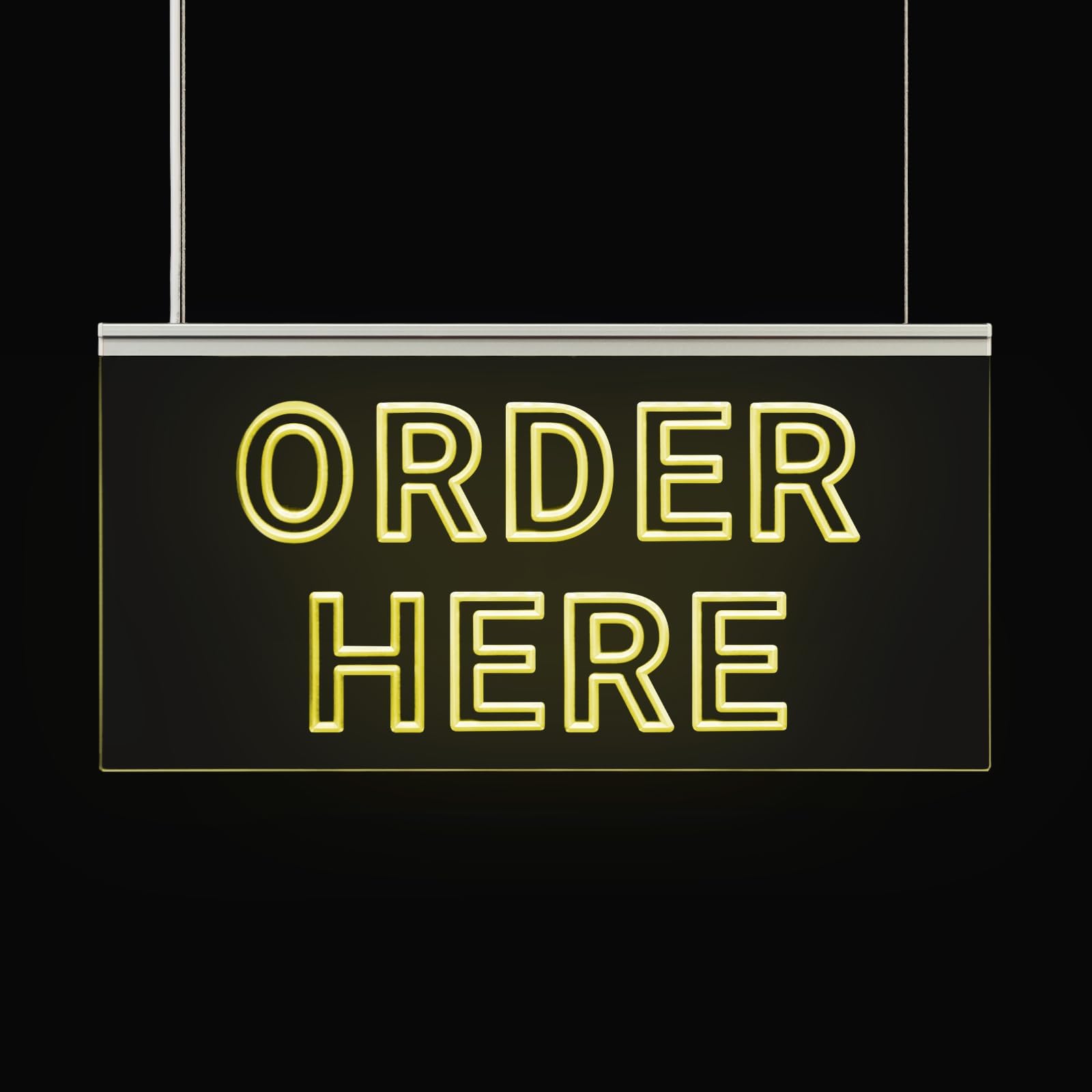 Amazon.com : Tiangrid 2 Pcs Order Here and Pick up Here Sign Acrylic ...