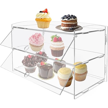 Amazon.com: Ikee Design Acrylic Stackable Bakery Case Kitchen Pastry ...