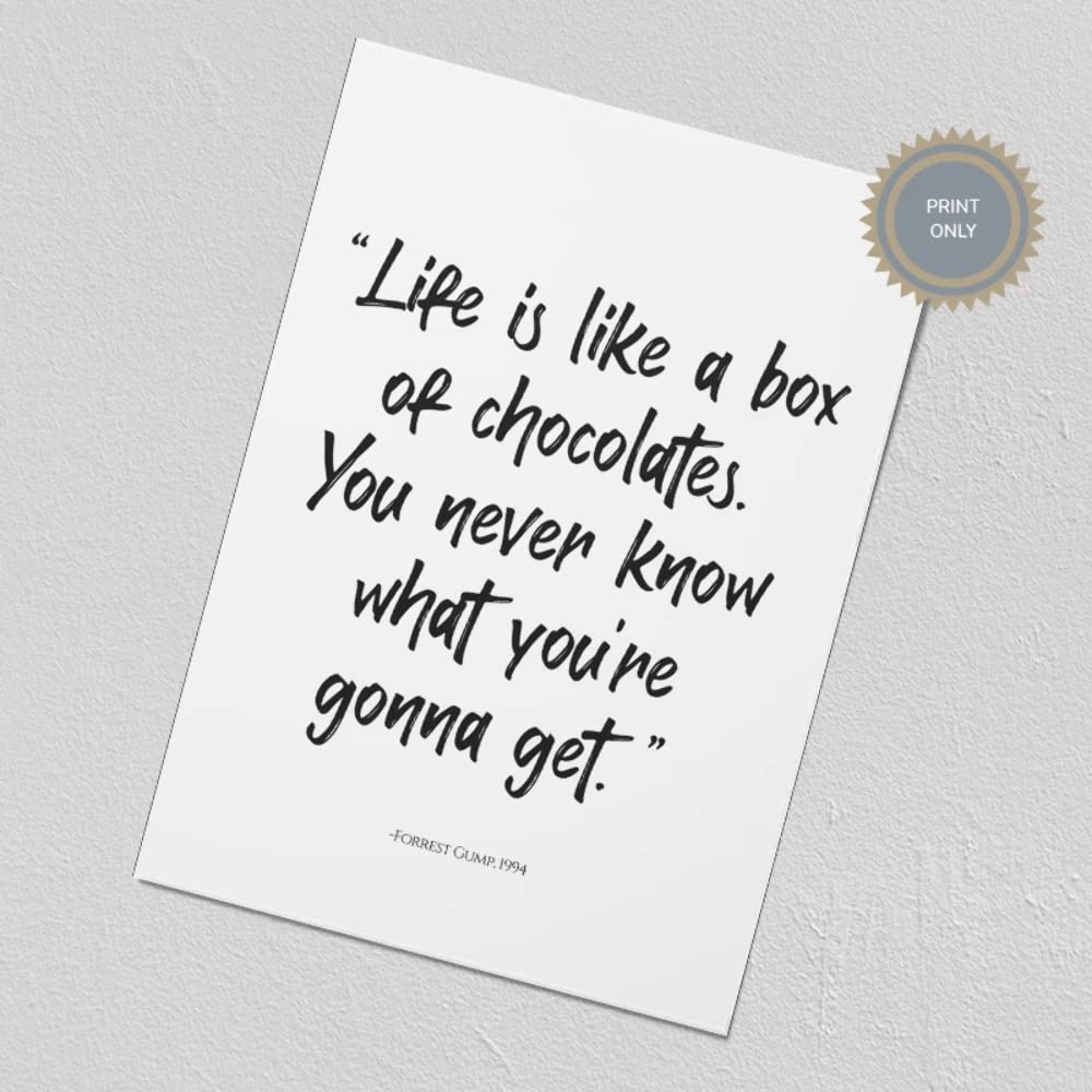 Box Life Quotes Amazon.com: Forest Gump Quote Quotes Life Is Like A