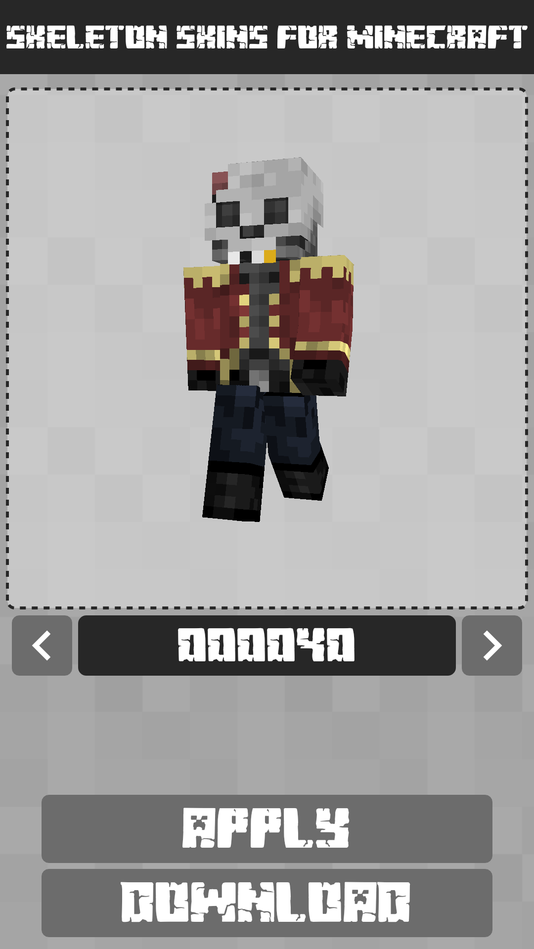 Skeleton Skins for Minecraft PE - App on the Amazon Appstore