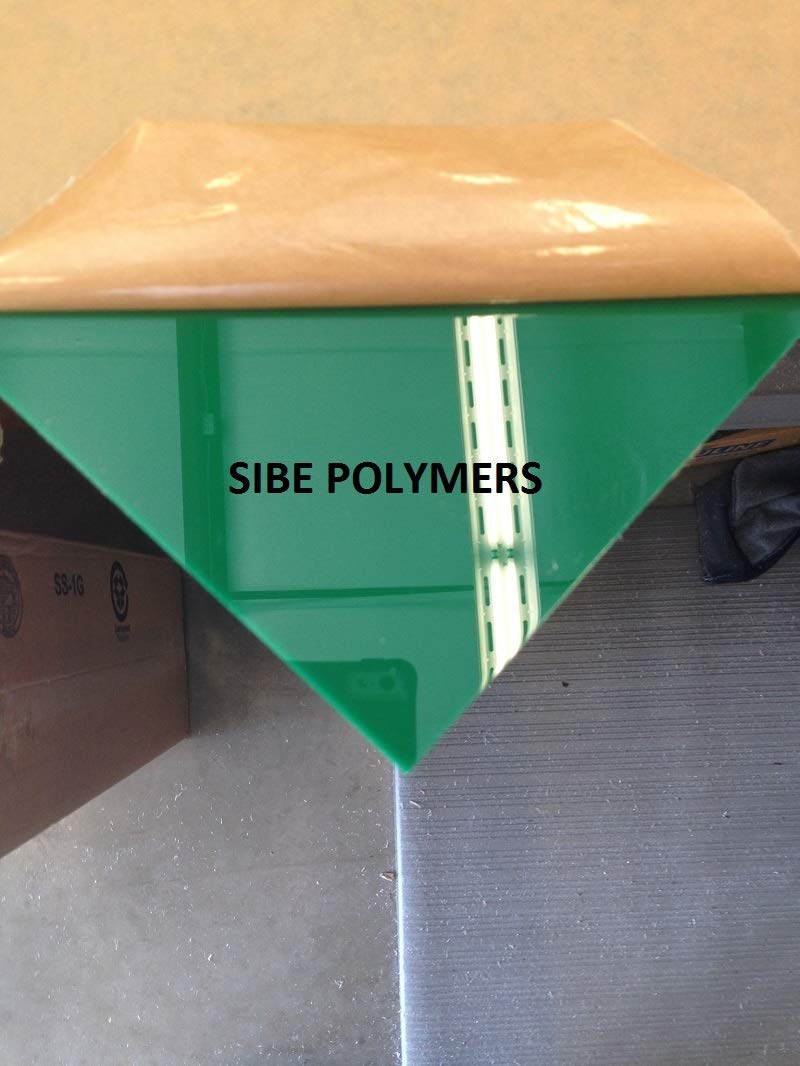 Amazon.com: 12" x 24" - 1/8" Green Cast Acrylic Plexiglass Sheet ...