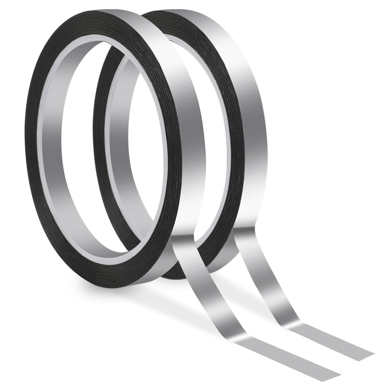 Amazon.com: KALIONE Silver Metallic Tape, 2 Rolls Mylar Metalized ...