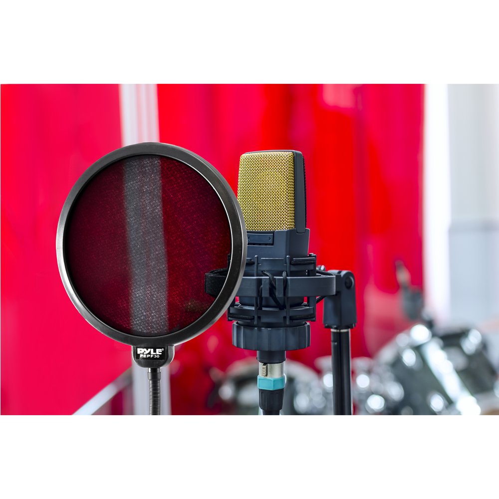 Snapklik.com : Professional Microphone Pop Filter Screen - Mic Pop ...