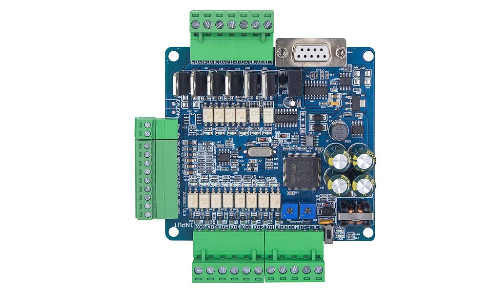 Buy Seeku DIY PLC FX3U-14MT programmable Logic Controller Support Analog 6AD 2DA,100K high Speed ...